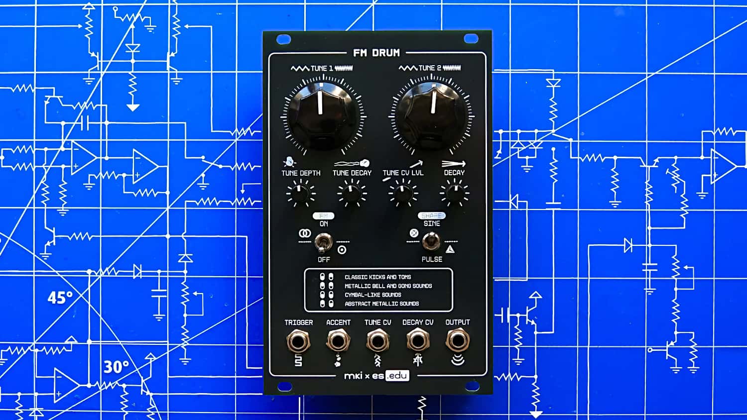 Erica Synths Intros FM Drum DIY Eurorack Module – Synthtopia